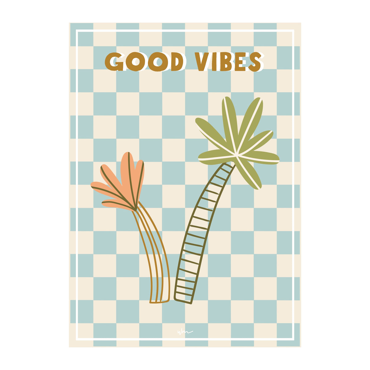 Good Vibes poster decal – Wondermade