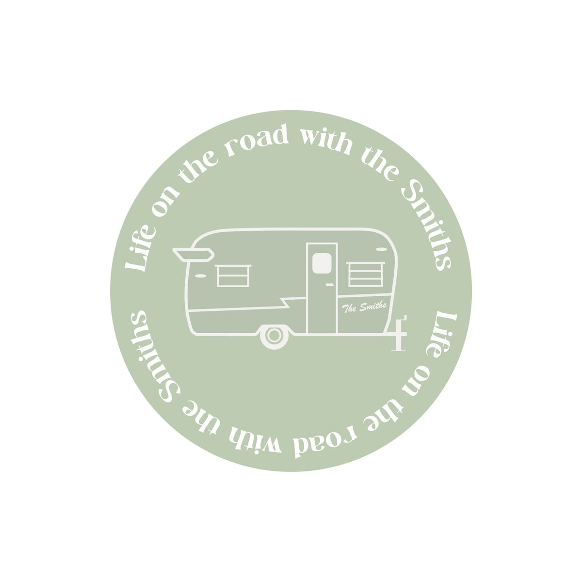 Life on the Road decal - Personalise with your name – Wondermade
